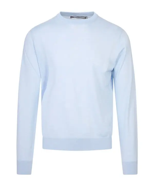 Canali Long-sleeved Knitted Pullover