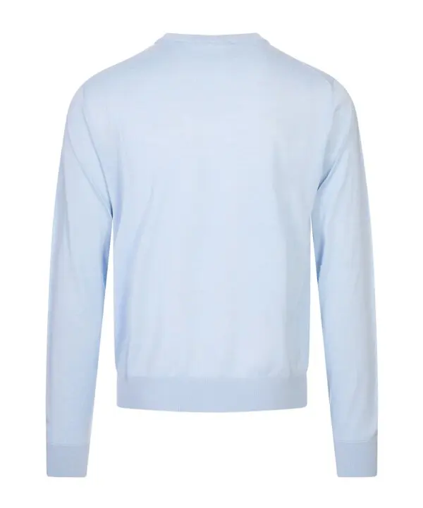 Canali Long-sleeved Knitted Pullover
