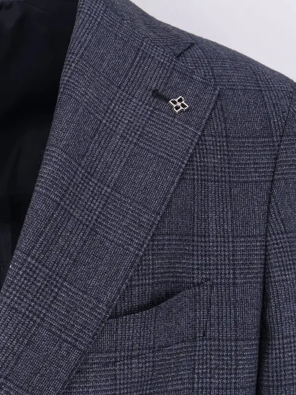 Tagliatore Checked Single-breasted Suit