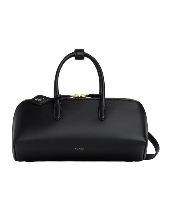 Alaïa Delta Small Bag In Box Calfskin - Black