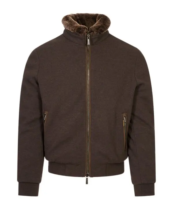 MOORER High-collar Jacket