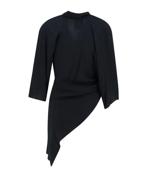 SEMICOUTURE V-neck Pleated Blouse