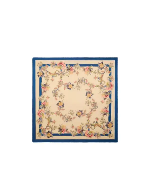 Etro Modal And Cashmere Jacquard Shawl With Floral Motif - Light Brown