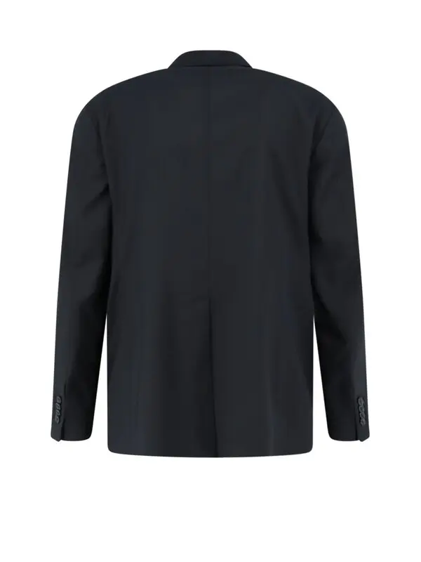Tagliatore Long-sleeve Double-breasted Suit Jacket And Trousers Two-piece Set
