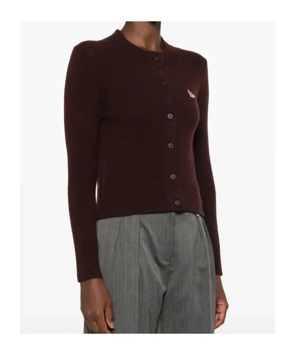 Maison Kitsuné Crew-neck Cardigan
