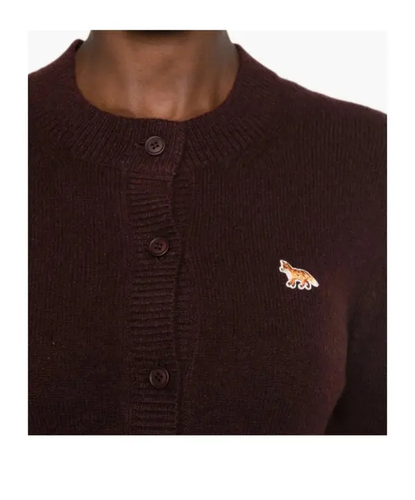 Maison Kitsuné Crew-neck Cardigan