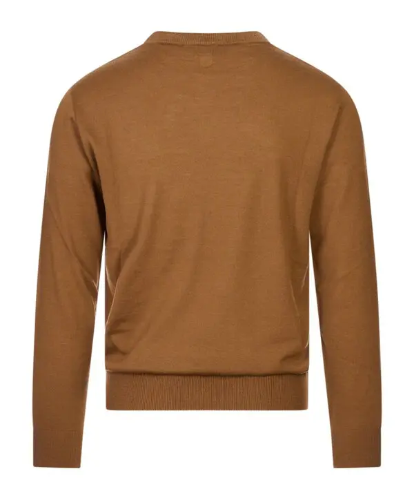 Canali Long-sleeved Knitted Pullover