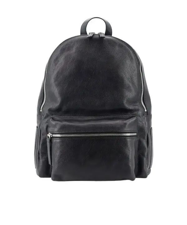 Orciani Lagoon Logo Lettering Backpack - Black
