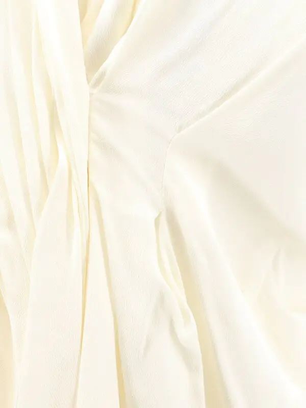 SEMICOUTURE V-neck Pleated Blouse
