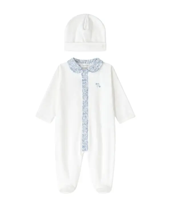 NANA NANA Long-sleeved Bodysuit And Hat Set - No