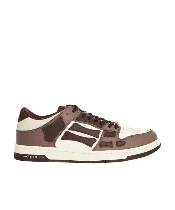 Amiri Skel Lace-up Sneakers - Brown