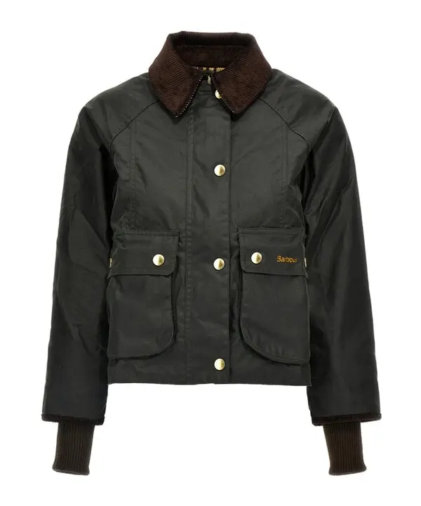 Barbour Cropped Beadnell Waxed Jacket