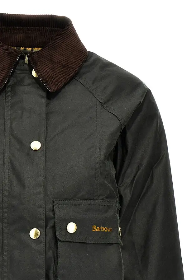 Barbour Cropped Beadnell Waxed Jacket