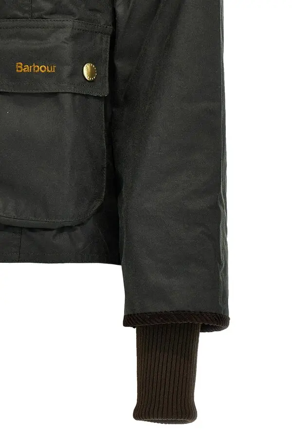 Barbour Cropped Beadnell Waxed Jacket