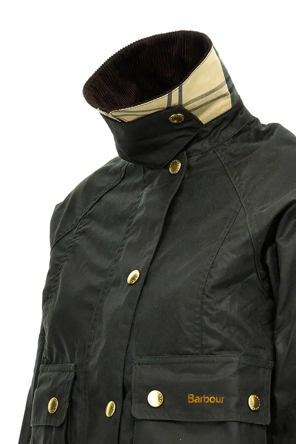 Barbour Cropped Beadnell Waxed Jacket