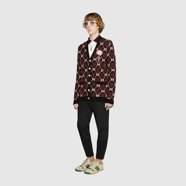 Gucci Cotton Polo With Stripe