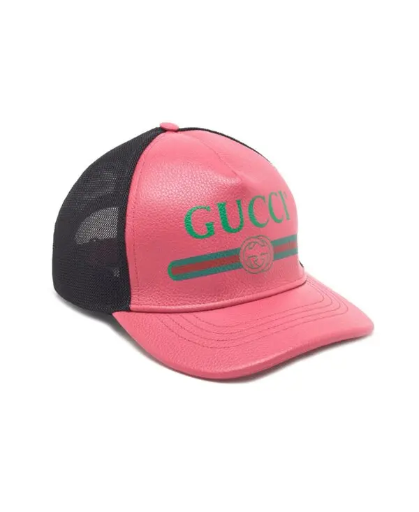 Gucci Logo Print Baseball Cap