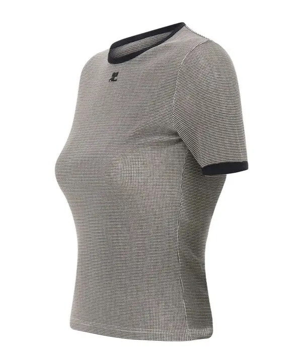 COURREGES Short-sleeved T-shirt With Ac Logo