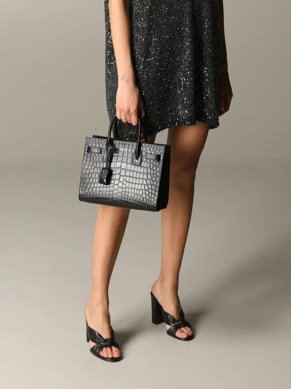 Saint Laurent Structured Tote Bag