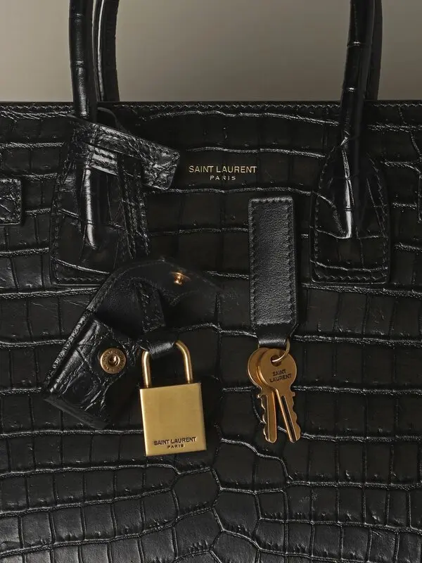 Saint Laurent Structured Tote Bag