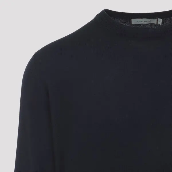 Canali Round-neck Long-sleeve Sweater