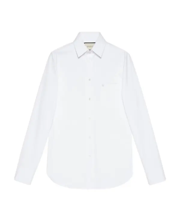 Gucci Double G Shirt - White