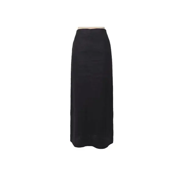 MUDA CLOTHING FZ LLC Inori Linen Skirt - Black