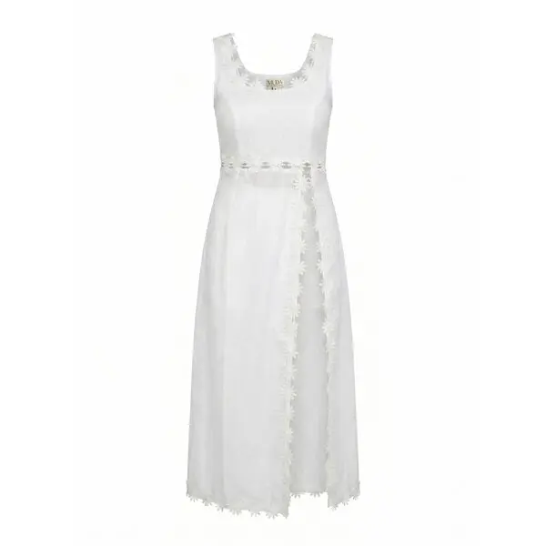 MUDA CLOTHING FZ LLC Margot Linen Top - White
