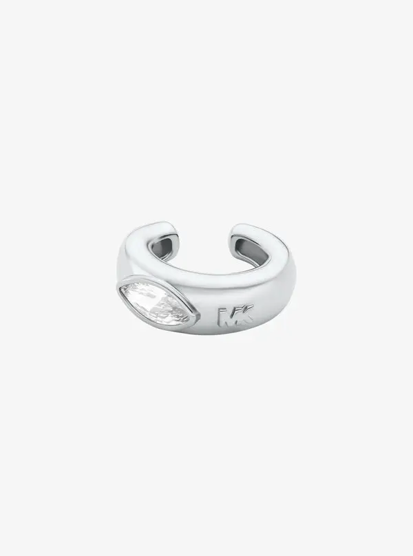 Michael Kors Marquise Stone Ear Cuff - Silver