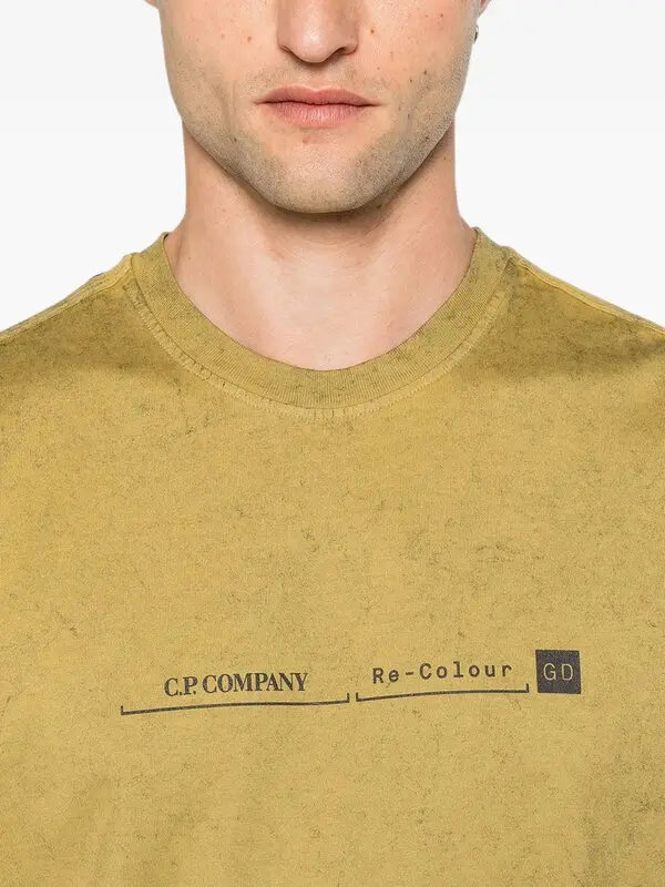 C.P. COMPANY Mercerized Jersey Logo-print T-shirt