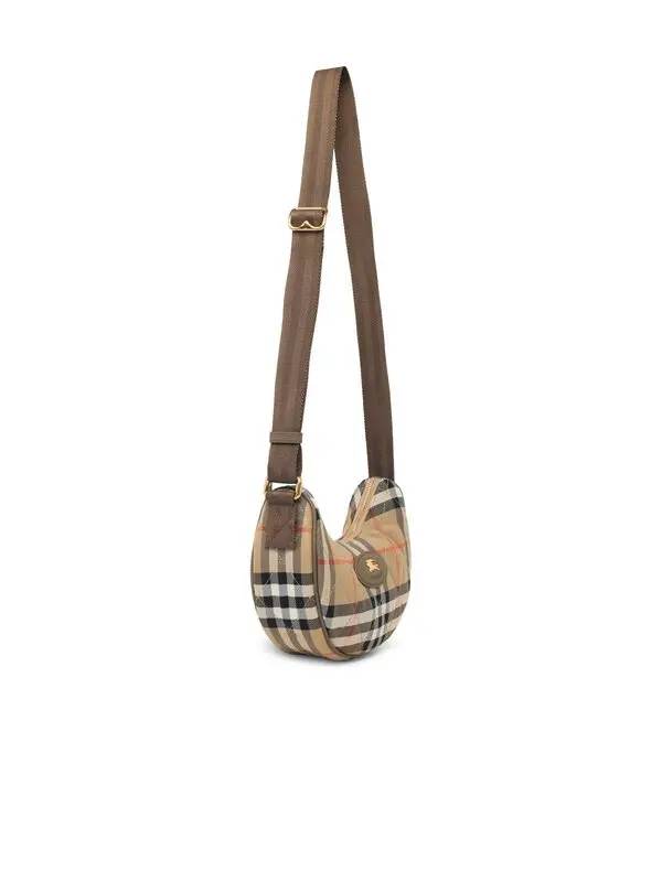 Burberry Horseshoe Crossbody Bag - Cream