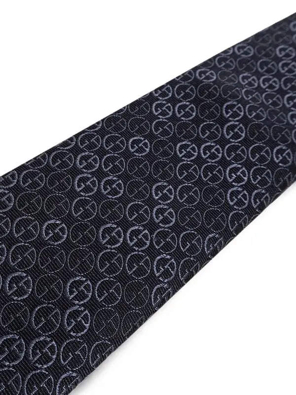 Giorgio Armani Silk Cravat - Blue