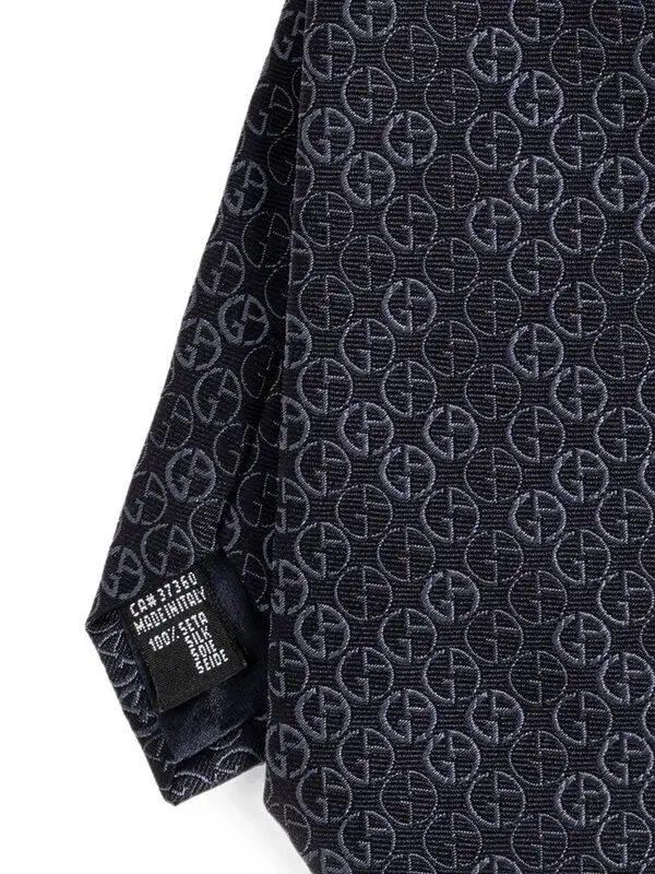 Giorgio Armani Silk Cravat - Blue