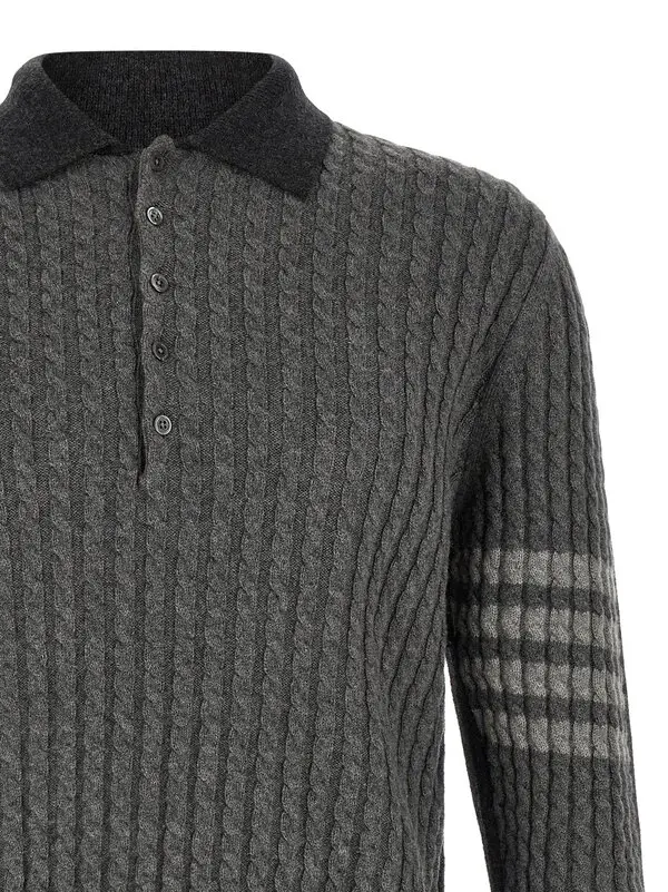 Thom Browne 2-in-1 Trompe L'oeil Polo Shirt