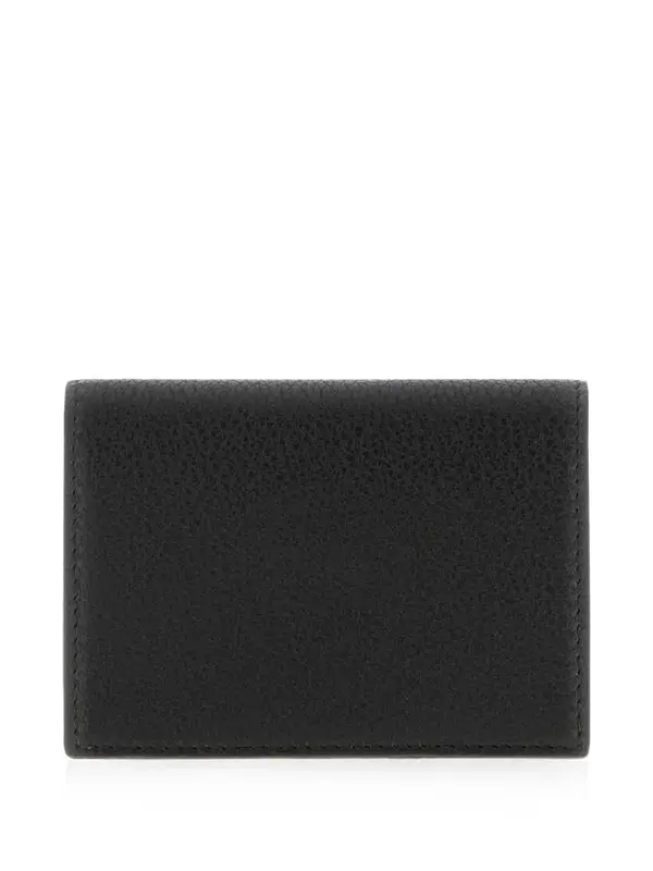 Givenchy Logo-print Grained Leather Bi-fold Card Holder