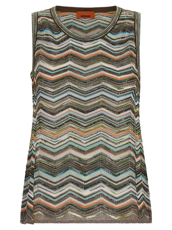 Missoni Chevron Workmanship Top - Multicolor
