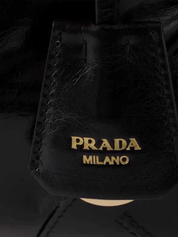 Prada Bonnie Small Leather Hobo Handbag