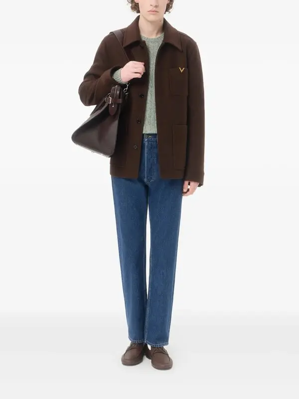Valentino Garavani Wool Jacket With Vgold