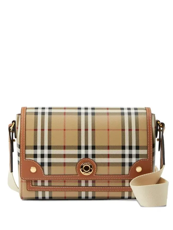 Burberry Checked Crossbody Bag - Multicolor