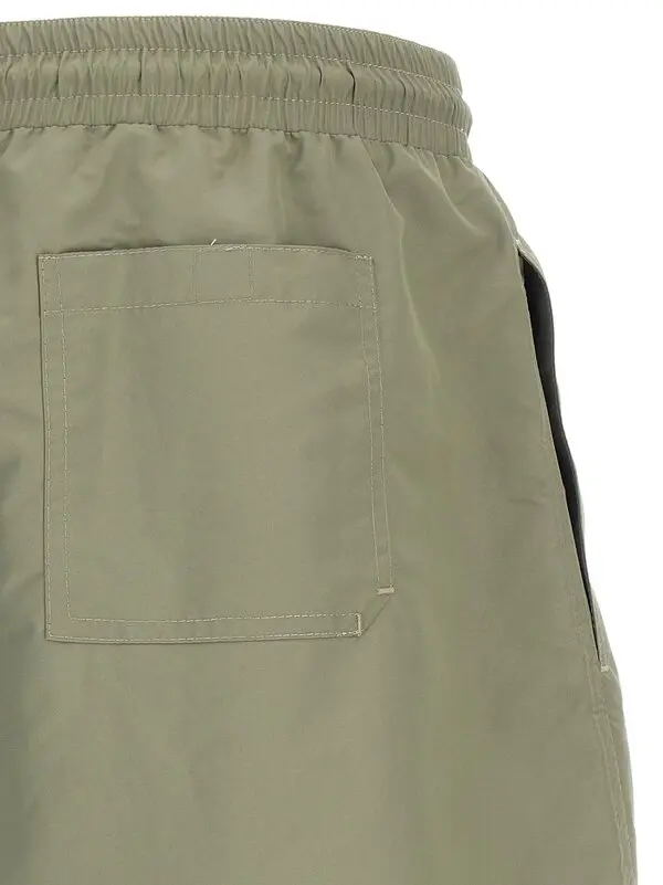 Brunello Cucinelli Logo Embroidered Swim Shorts