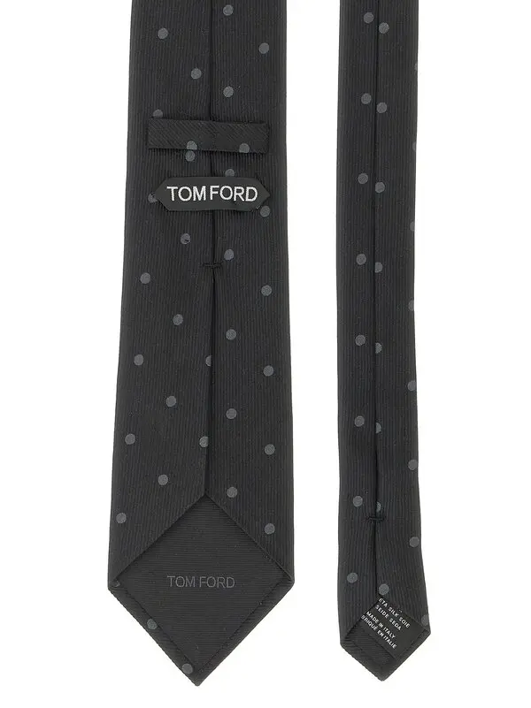 TOM FORD Polka Dot Silk Tie