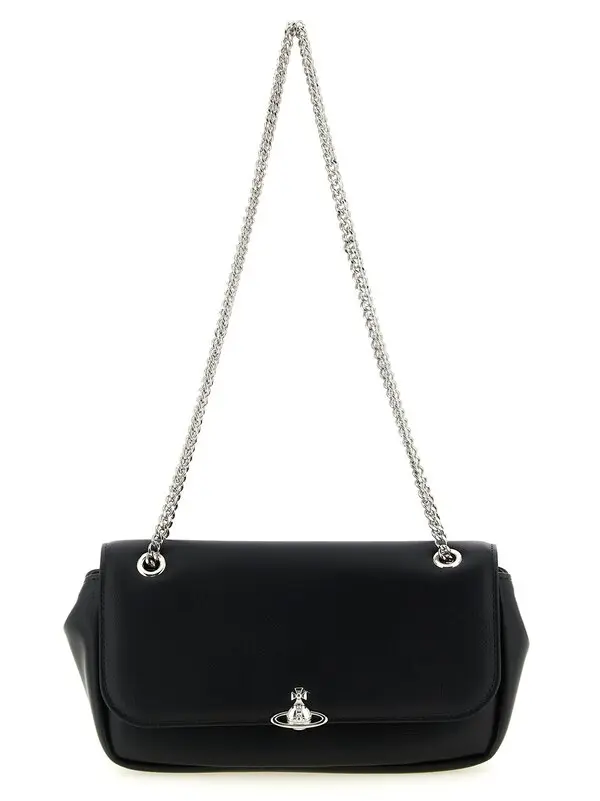 VIVIENNE WESTWOOD Chain Crossbody Purse - Black