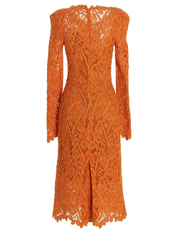 ERMANO SCERVINO Ermanno Scervino Macramé Lace Dress