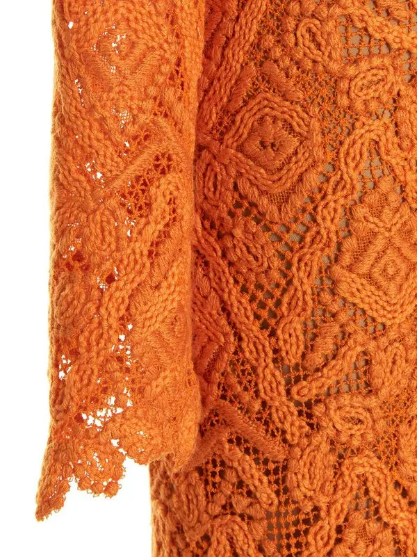 ERMANO SCERVINO Ermanno Scervino Macramé Lace Dress
