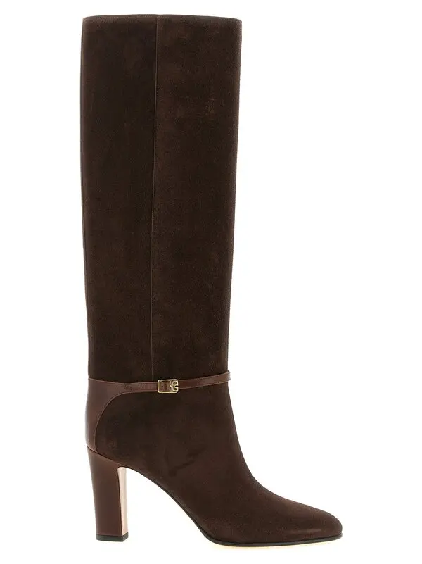 Valentino Garavani Pattie' Boots - Brown