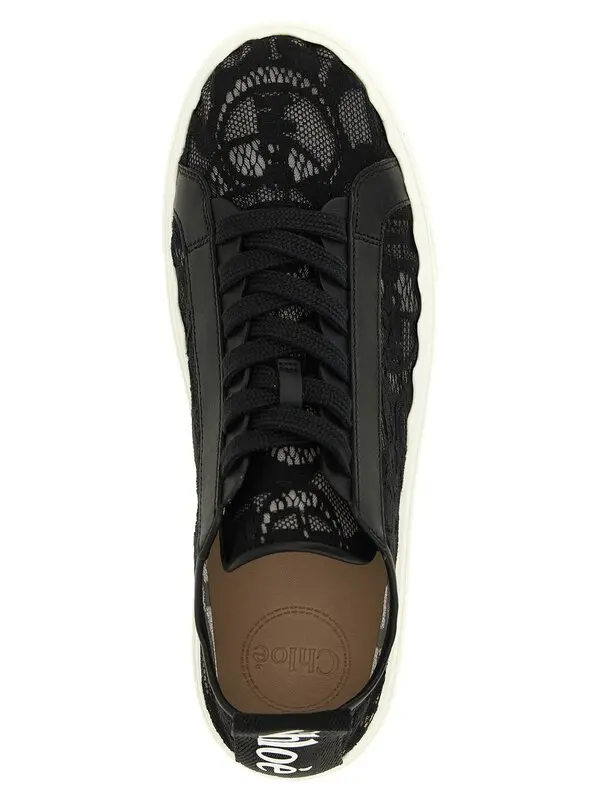 Chloé Lauren' Lace Sneakers - Black