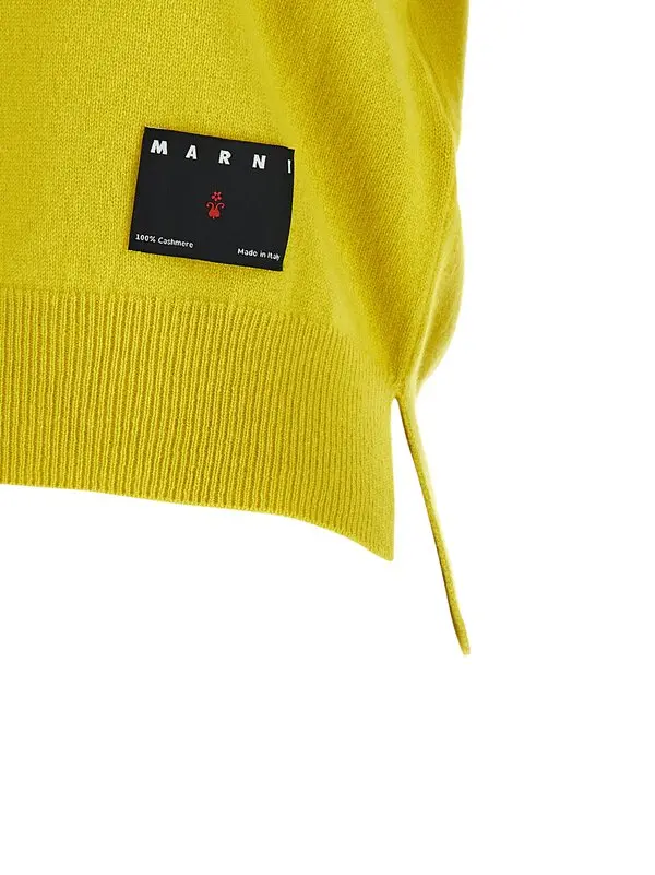 Marni Cashmere Short Sleeve Polo Shirt