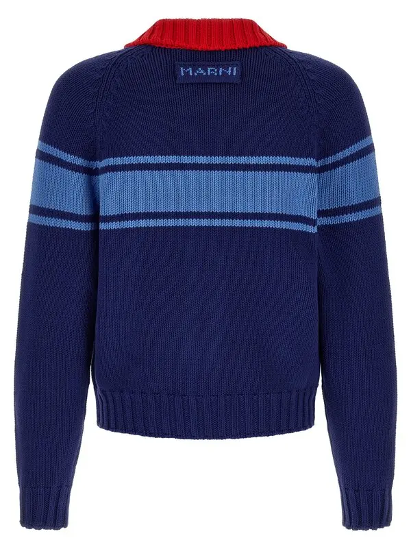 Marni Color Block Details Cardigan