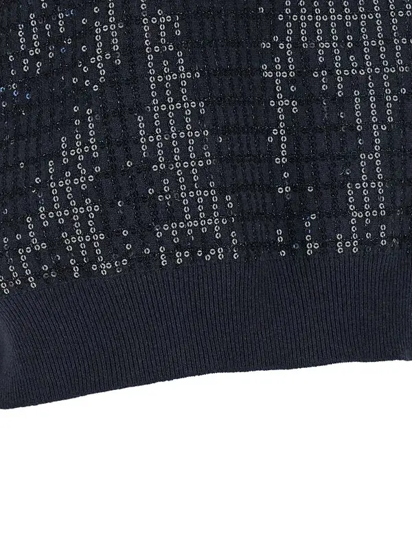 Brunello Cucinelli Sequin Embroidered Sweater