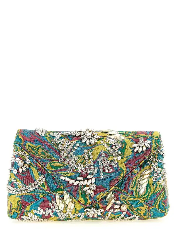 Dries Van Noten Embellished Envelope' Clutch - Multicolor